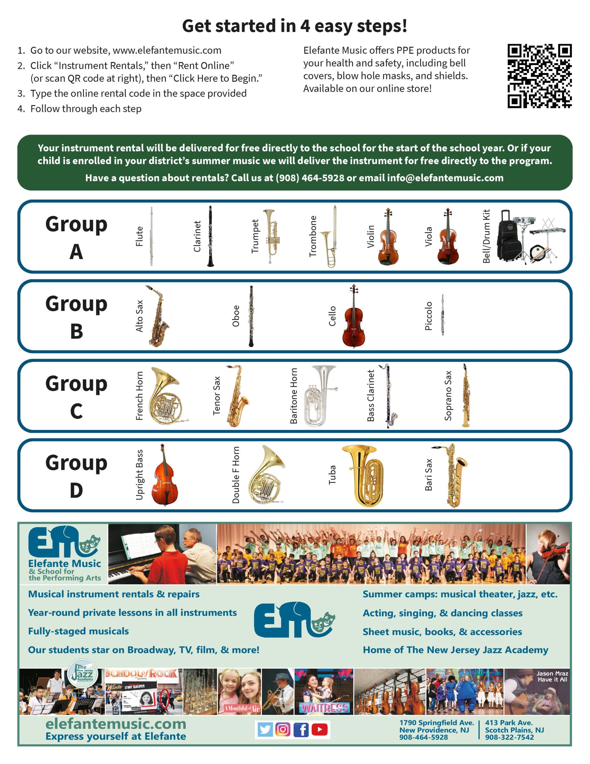 Choosing Your Instrument – Elefante Music & School for the Performing Arts